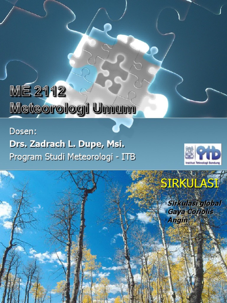 Minggu 3 (Sirkulasi Atmosfer) | PDF | Sains & Matematika