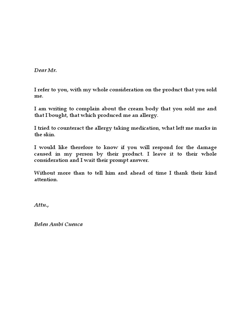 Dear MR | PDF