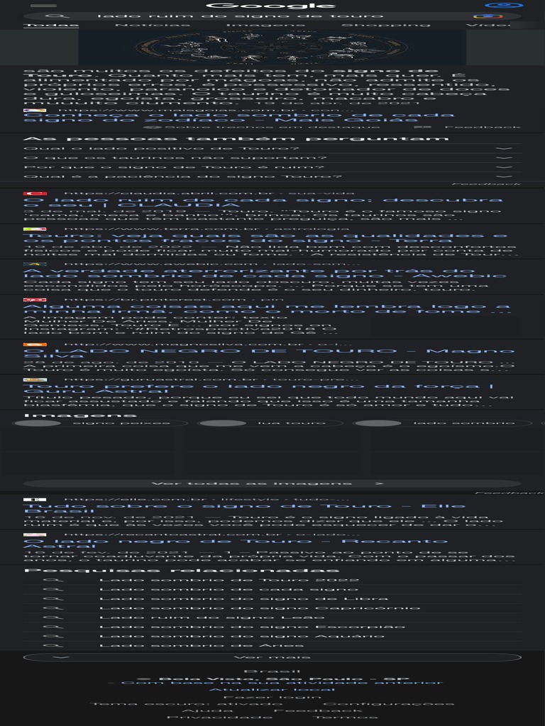 Lado Ruim Do Signo de Touro - Pesquisa Google | PDF | Astrologia