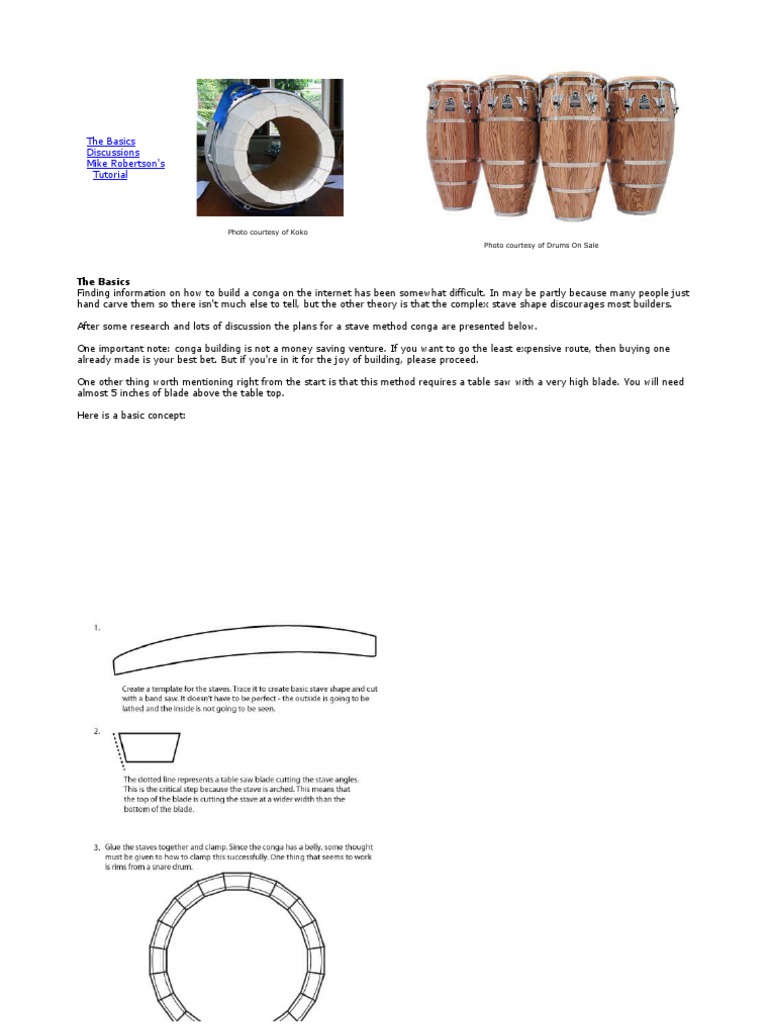The Basics Conga Drum | PDF | Leisure