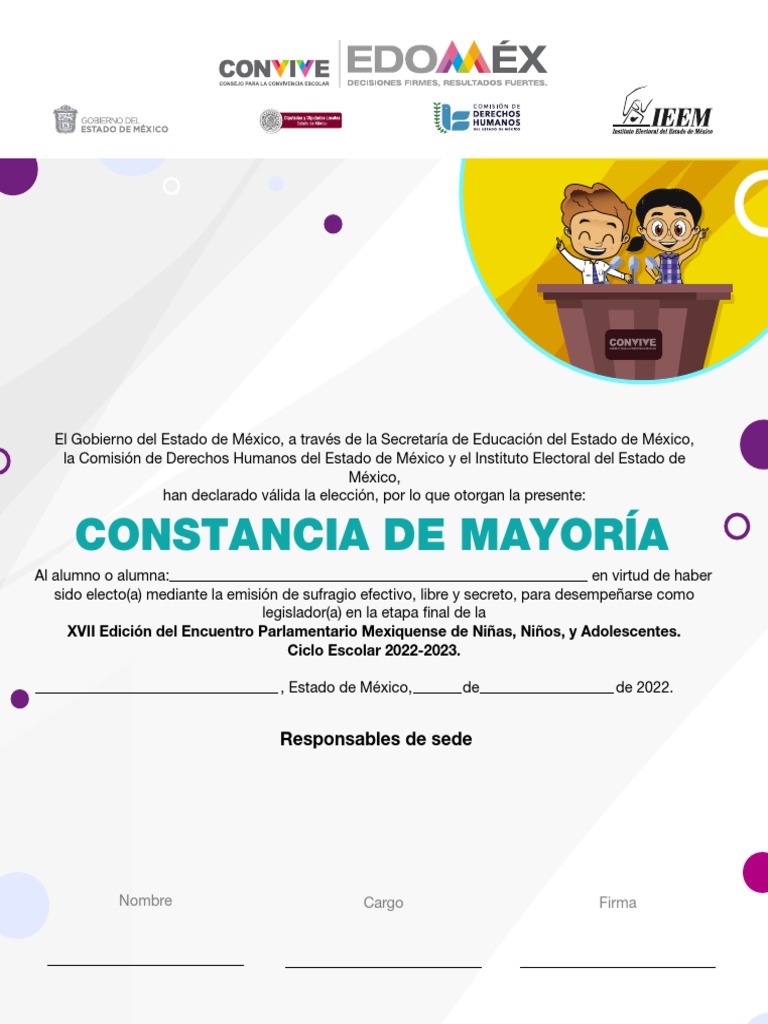 Constancia de Mayoría | PDF