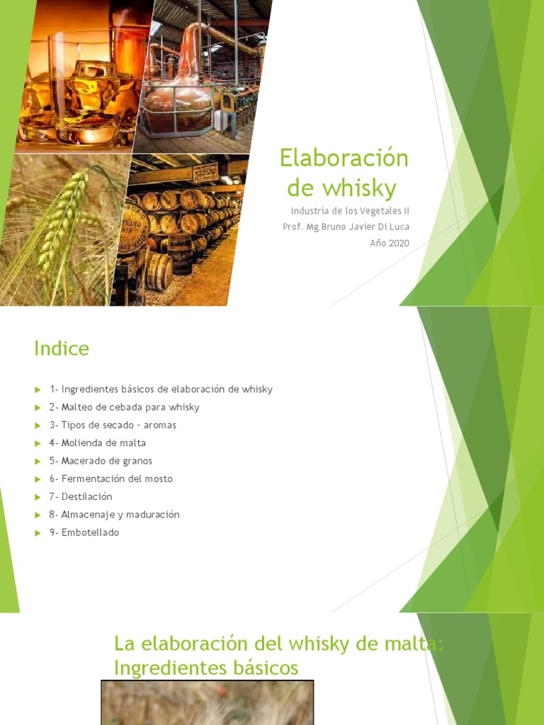 3 - Elaboración de Wisky | PDF | Whisky | Destilación