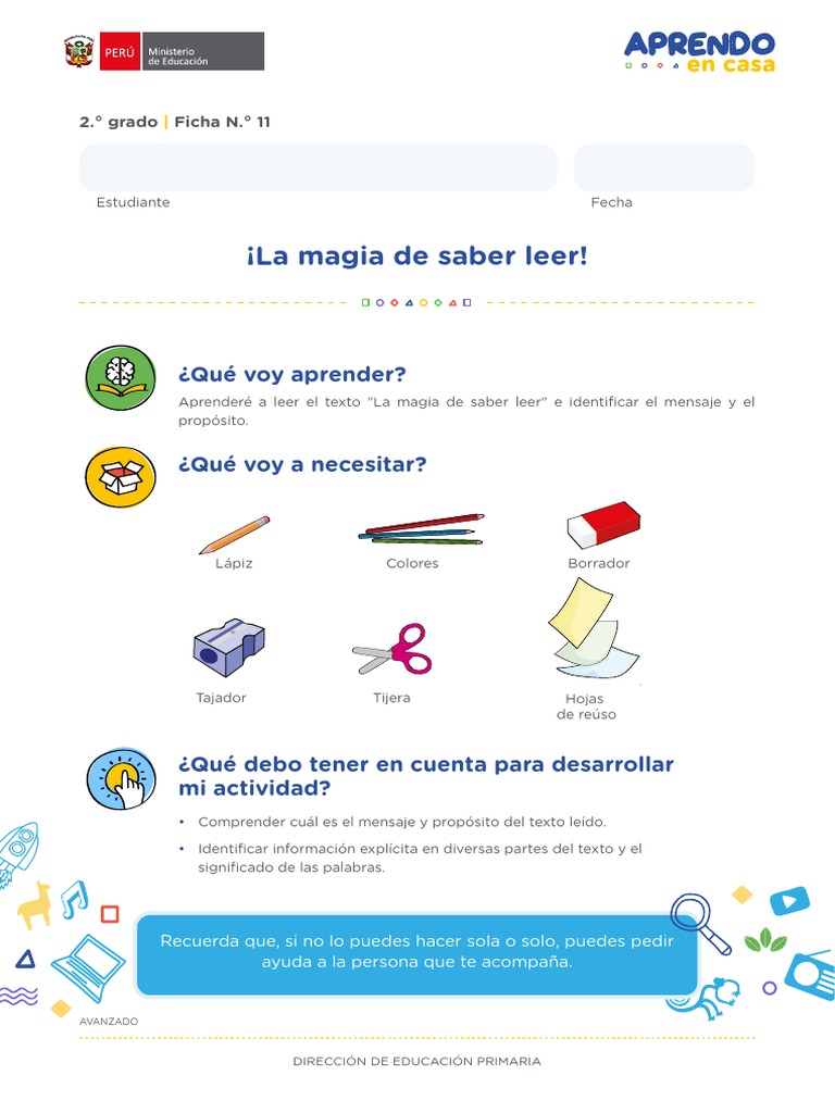 La magia de saber leer en 2° grado | PDF | Ficción general