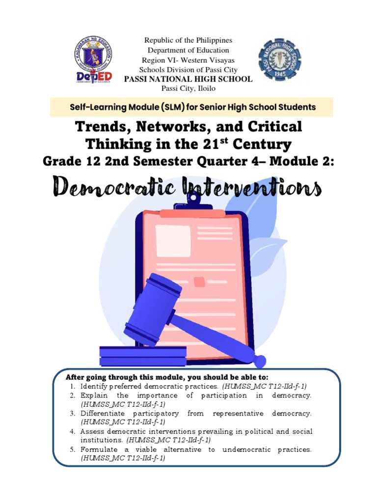 Trends Module 8 | PDF | Democracy | Political Ideologies