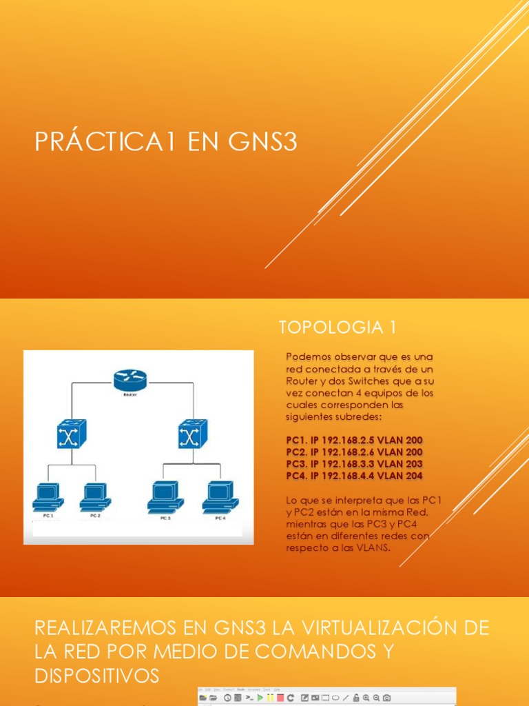 Configuración de Red en GNS3 | PDF | Estándares de red | Protocolos de red