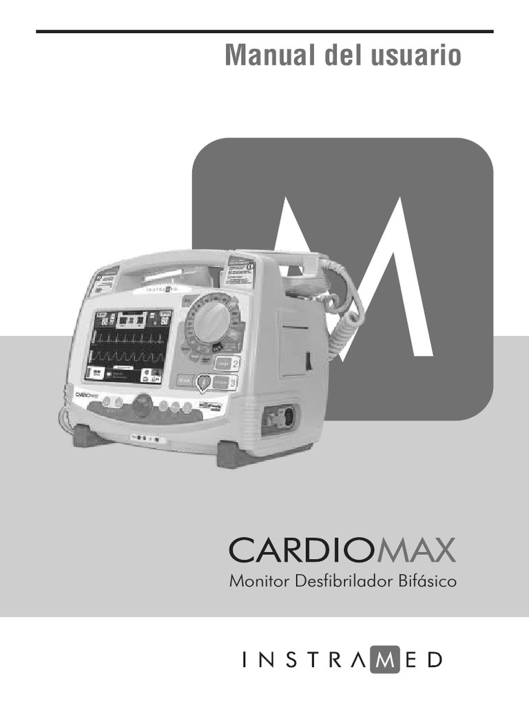 01 Manual de Operacion Cardiomax | PDF