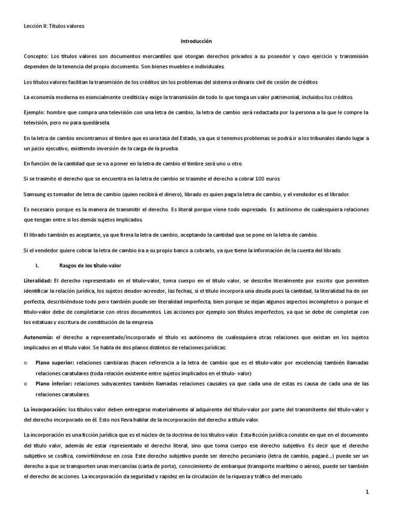 Lección II | PDF | Cheque | Pagaré