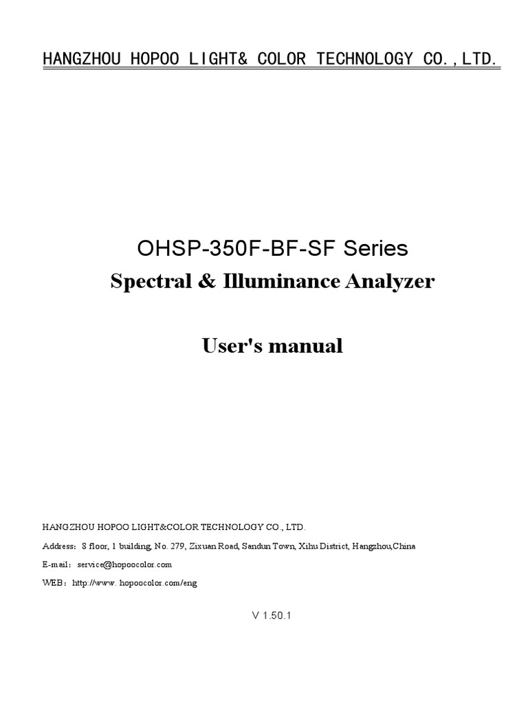 Hopoocolor Ohsp 350f BF SF | PDF | Installation (Computer Programs) | Icon (Computing)
