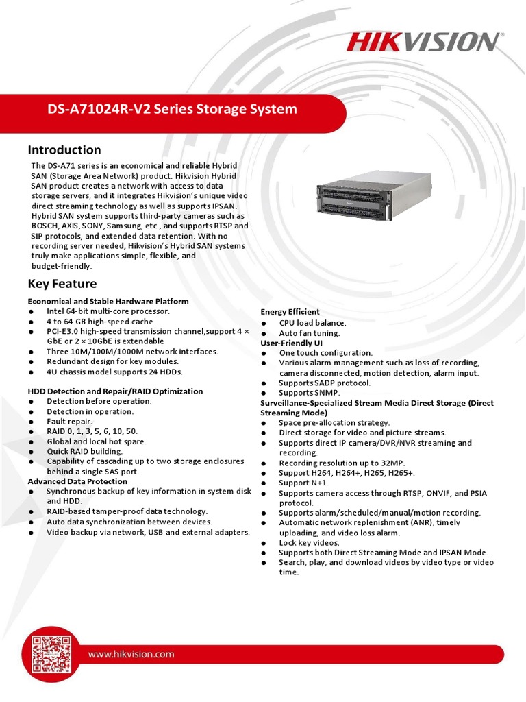 1 4 Datasheet 24 Slot Economic Storage DS A71024R V2 Series Storage System | PDF | Computer Data ...