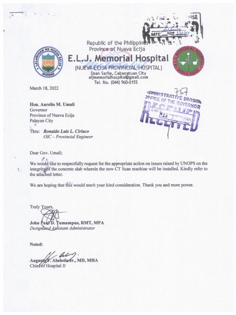 Justification Letter | PDF