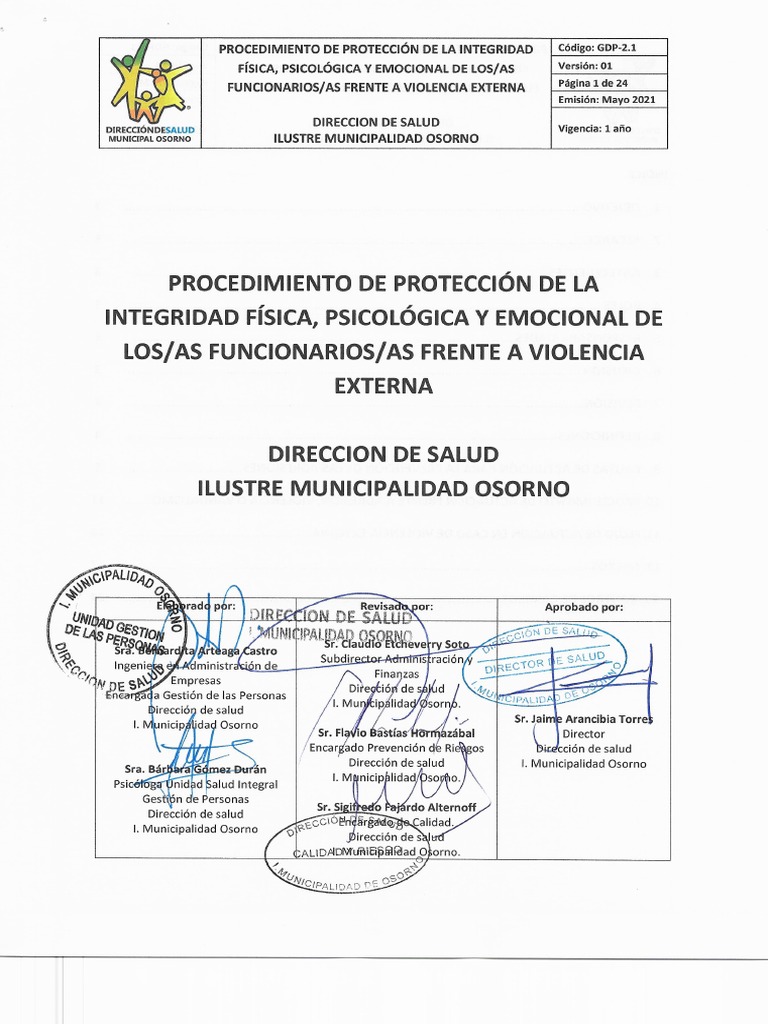 GDP-2.1 Procedimiento de Proteccion de La Integridad Fisica Psicologica y Emocional de Losas ...