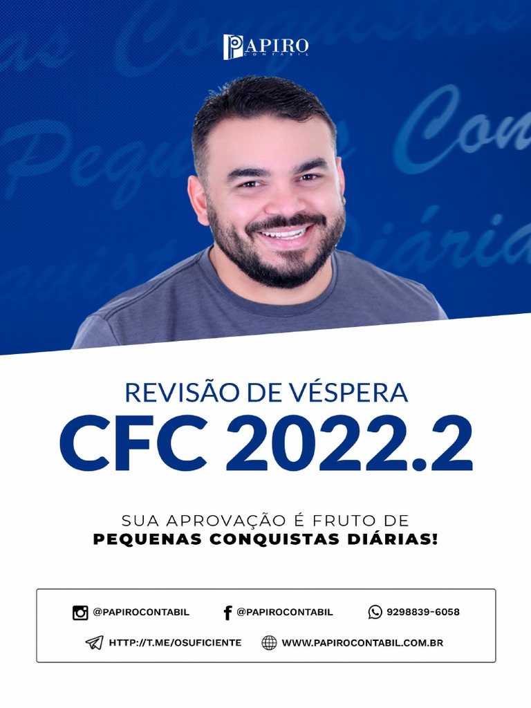 Revisão de Véspera CFC 2022.2 | PDF | Contabilidade | Orçamento