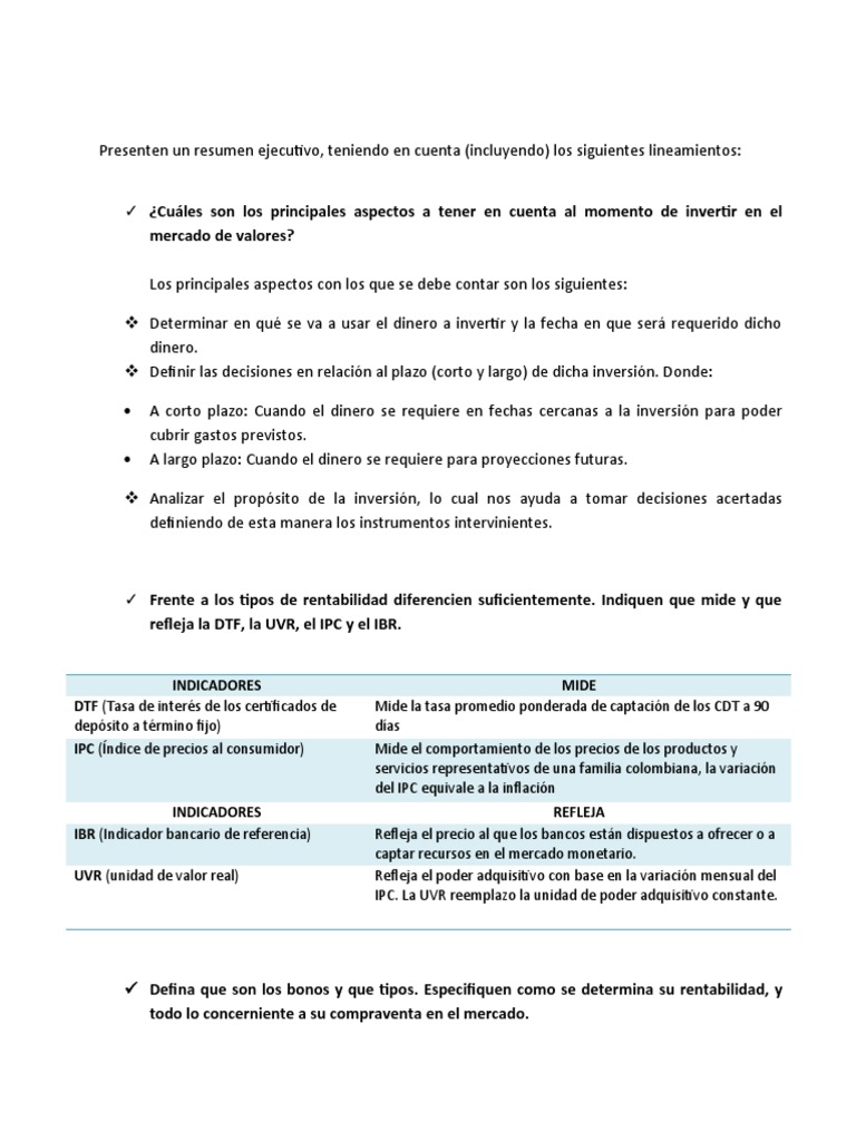 Tarea Cartilla Bonos Marzo 2022 | PDF | Deuda gubernamental | Bonos ...