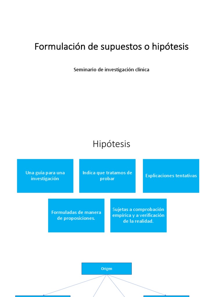 Formulación de Supuestos | PDF | Hipótesis | Estadísticas
