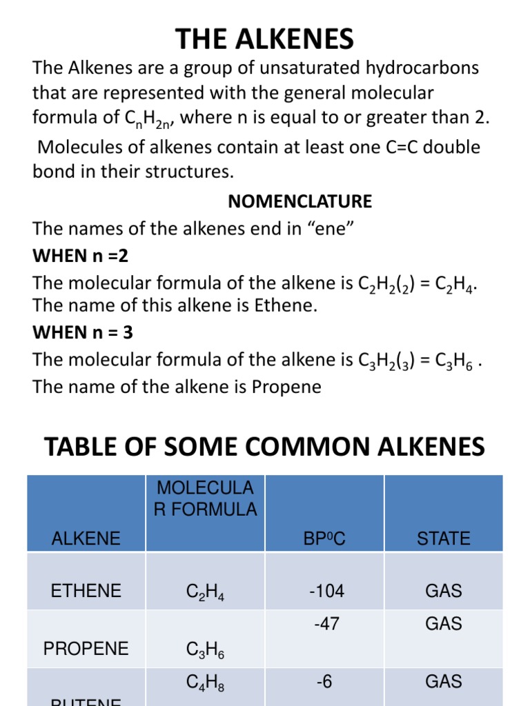 The Alkenes 2 | Unduh gratis PDF | Ethylene | Alkene