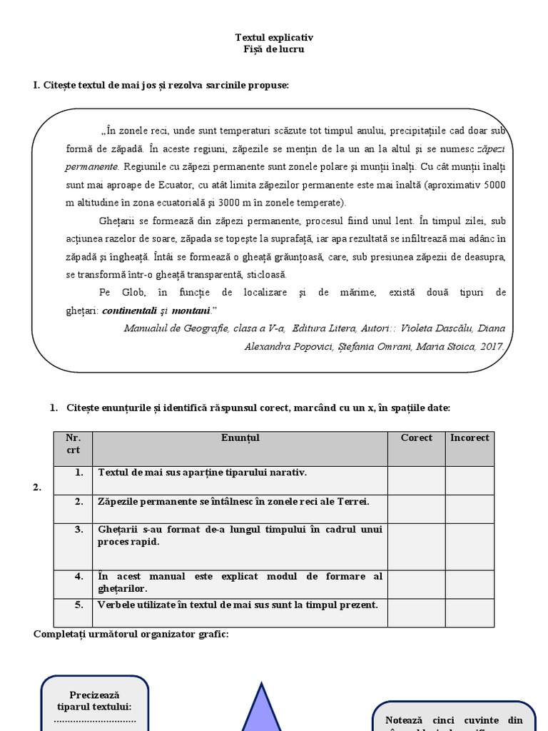 Textul Explicativ | PDF