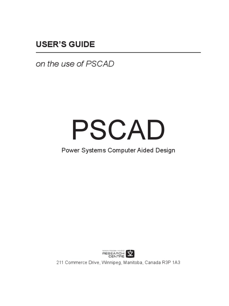Pscad Manual(1) | Parameter (Computer Programming) | Library (Computing)