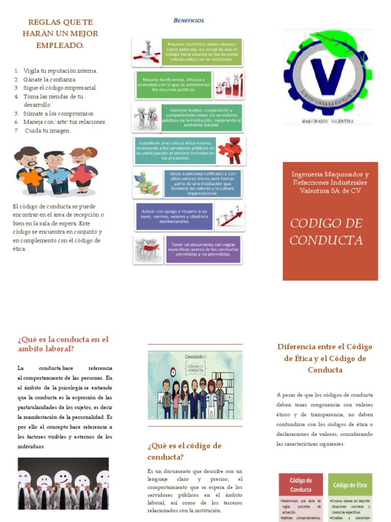 Triptico Conducta | PDF | Comportamiento | Sicología