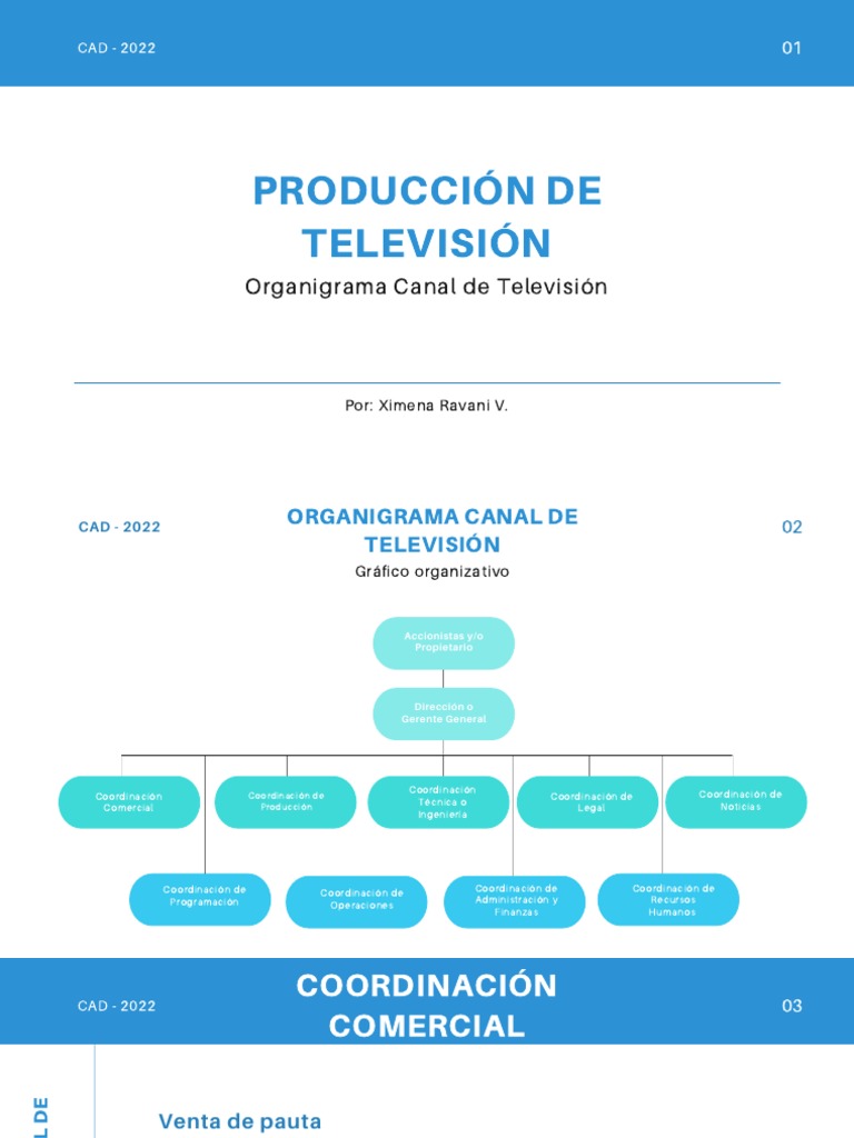 Clase Nâ°2b - Organigrama en La TV | PDF | Diseño