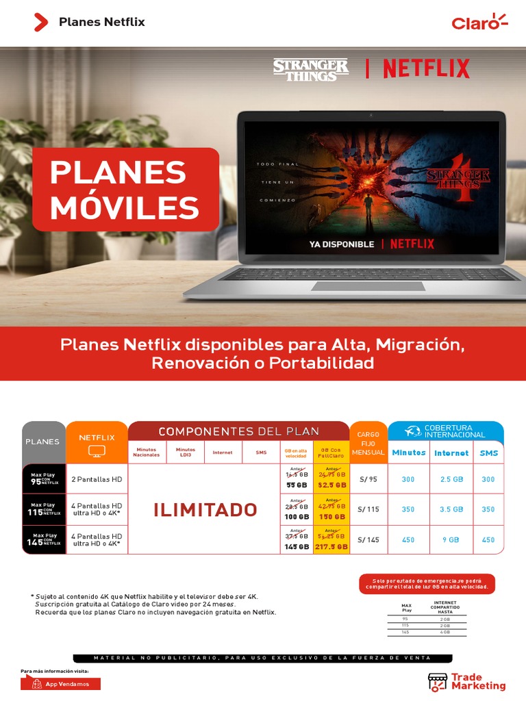 HV Planes Netflix 17082022 | PDF | Netflix | Informática