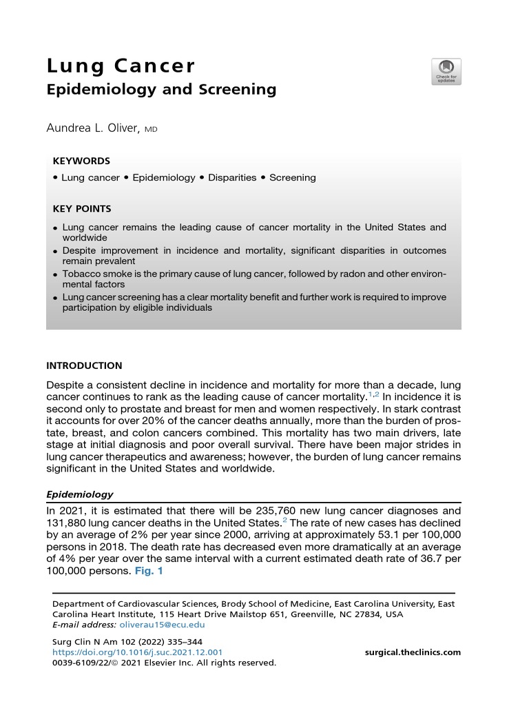 Lung Cancer | PDF | Lung Cancer | Cancer