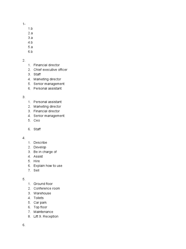 Office Organization Document A Guide To Job Roles Departments And