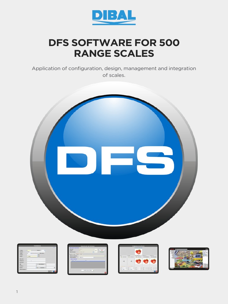 Dibal DFS Datablad | PDF | Computers
