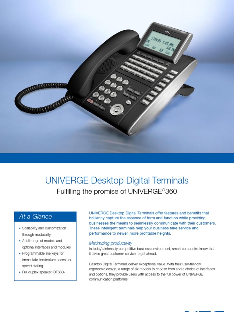 DataSheet - DT Digital Terminals | PDF | Computer Engineering | Media ...