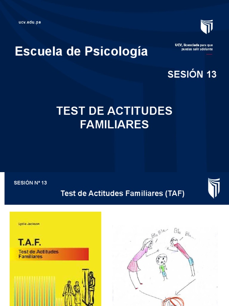 Sesiòn 13 Taf | PDF | Sicología | Ciencias del comportamiento