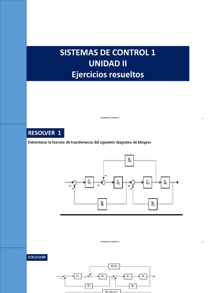 Ejercicios de Diagrama de Bloques. | PDF