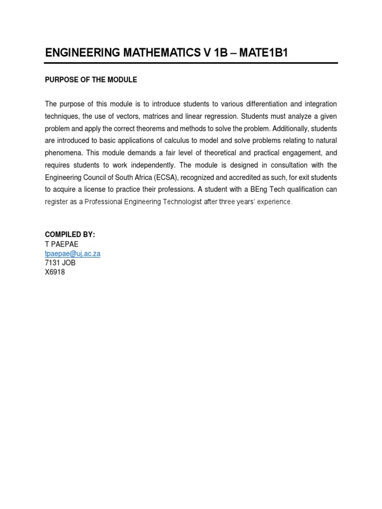 Engineering Mathematics V 1b - Integration-2 | PDF | Trigonometric Functions | Integral