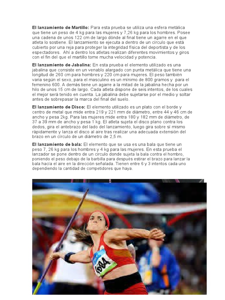 El Lanzamiento de Martillo | PDF