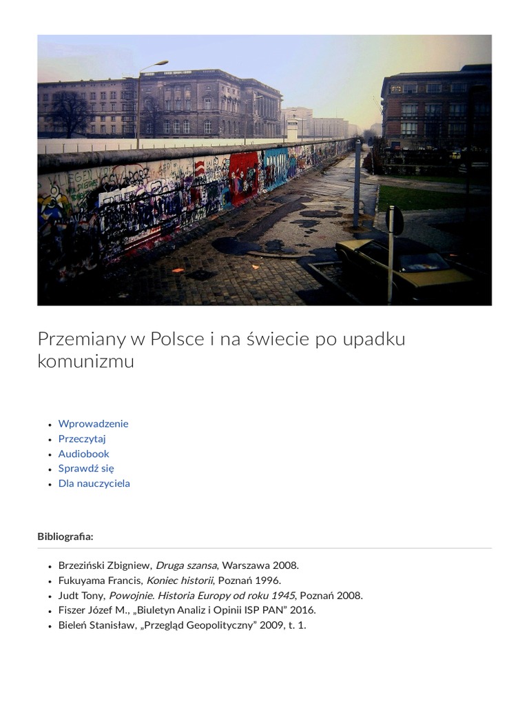 Przemiany W Polsce I Na Swiecie | PDF Przemiany W Polsce I Na Swiecie | PDF