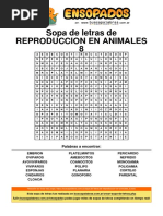 Sopa de Letras de La Fotosíntesis - 76 | PDF