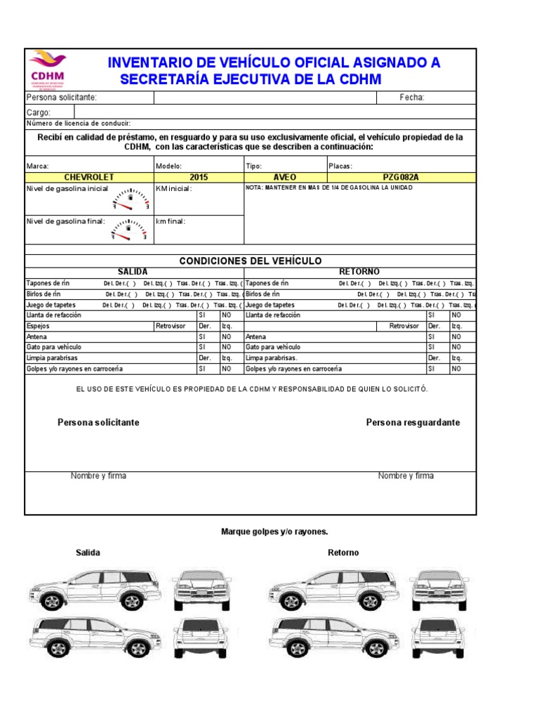 Inventario de Vehículo | PDF | Industria automotriz | Carros deportivos