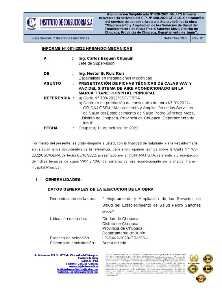 Fichas Técnicas de Cajas VAV y VAC Trane | PDF | Ingeniero civil ...