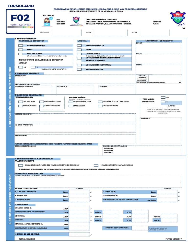 Formulario F02 Version 7 | PDF | Residuos
