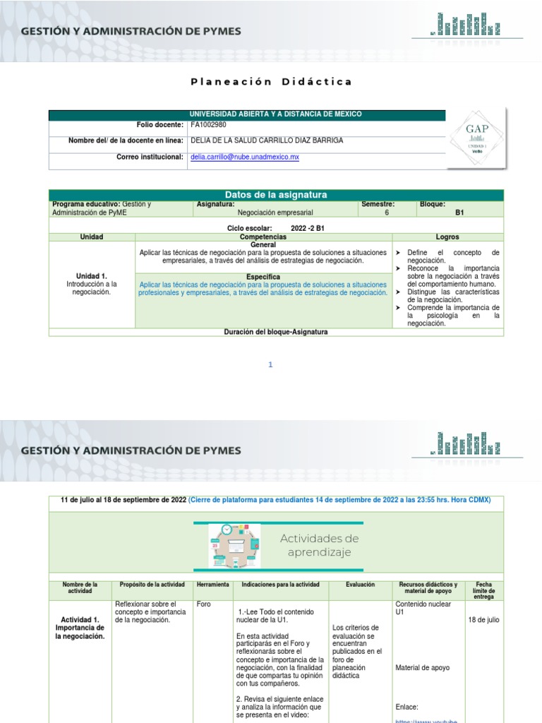 PD Gnem U1 | PDF | Evaluación | Cognición