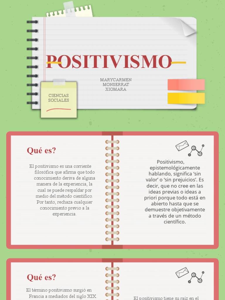 POSITIVISMO | PDF | Positivismo | Método científico