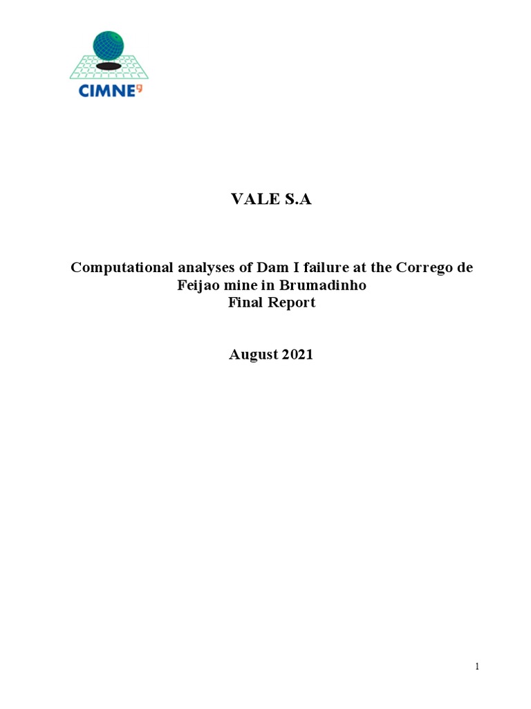 CIMNE Final Report B1 With Annexes | PDF | Strength Of Materials ...