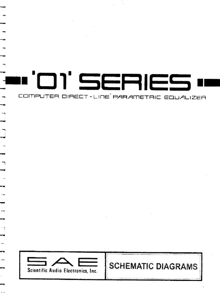 SAE 01-Series E101 Schematic | PDF