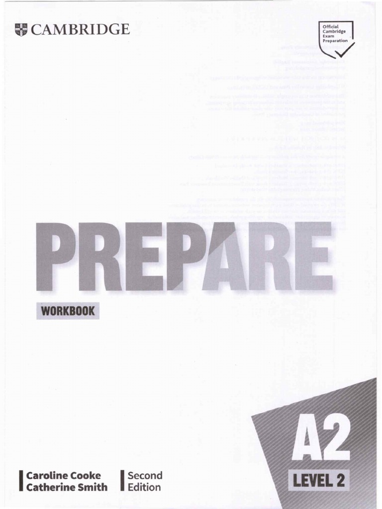 Prepare A2 Level 2 Workbook | PDF