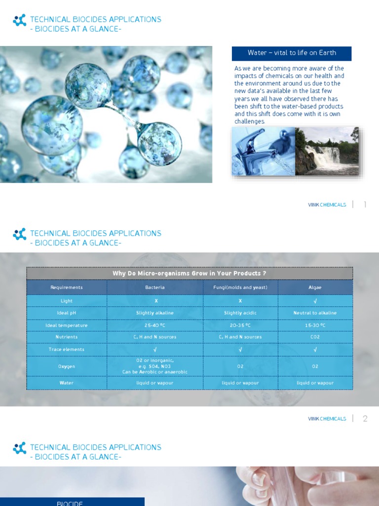 Presentation - 1-Biocides at A Glance | PDF | Chemical Substances ...