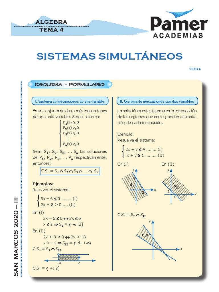 Álgebra - Sem 4 | PDF | Matemáticas | Álgebra