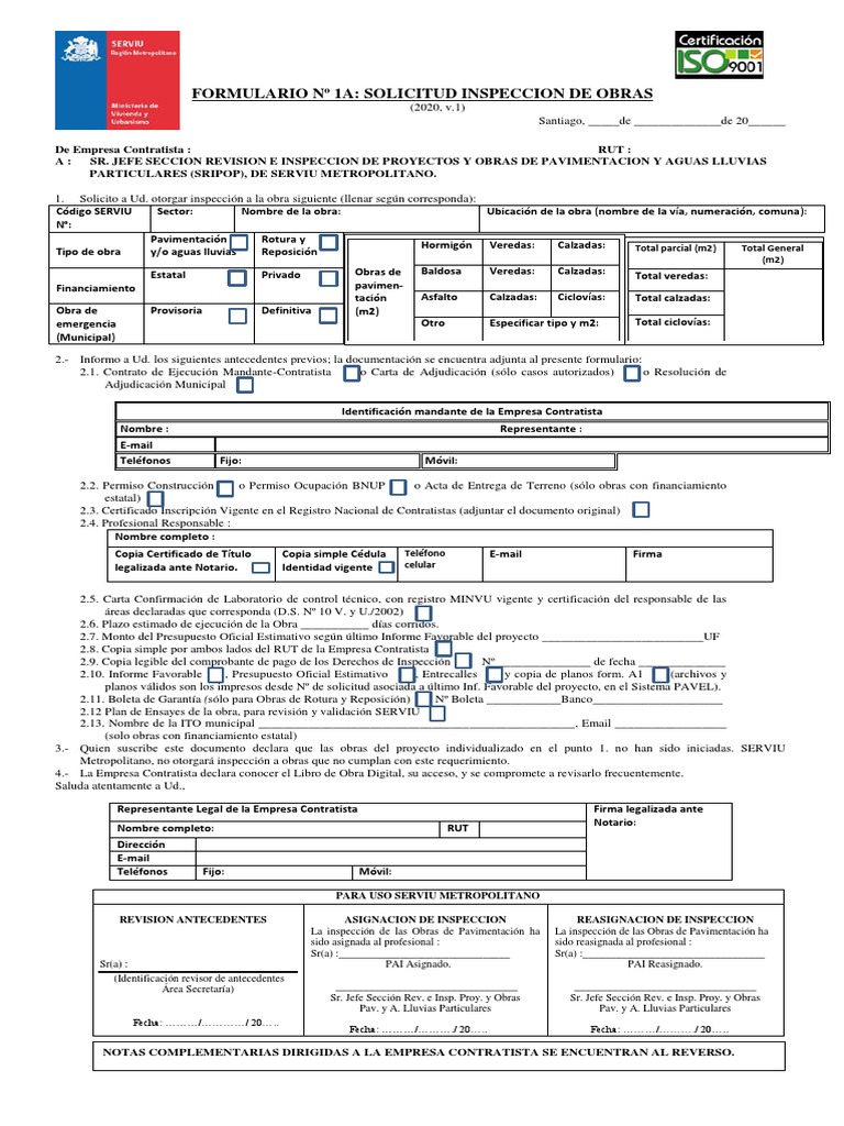 Formulario 1A (Nuevo Formato 2020) | PDF | Economias