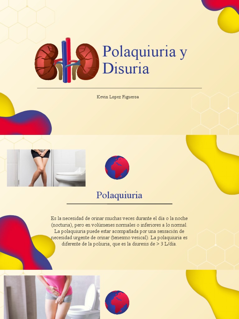 Polaquiuria y Disuria | PDF | Vejiga urinaria | Infección del tracto ...