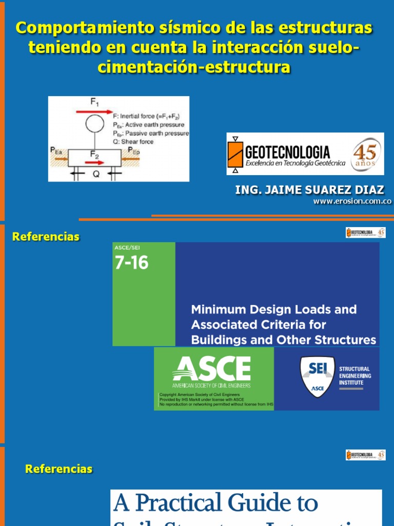 Sismica de Interaccion Suelo Estructura | PDF | Fundación (Ingeniería) | Temblores