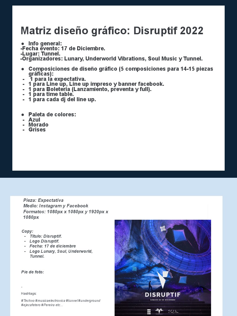 Matriz Disruptif Diseño Grafico | PDF | Servicio de redes sociales ...