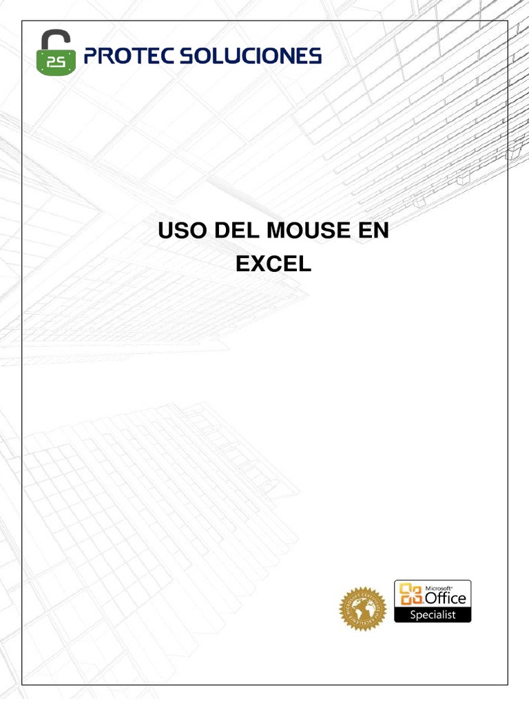 Uso del Mouse en Excel: Guía de Cursors | PDF