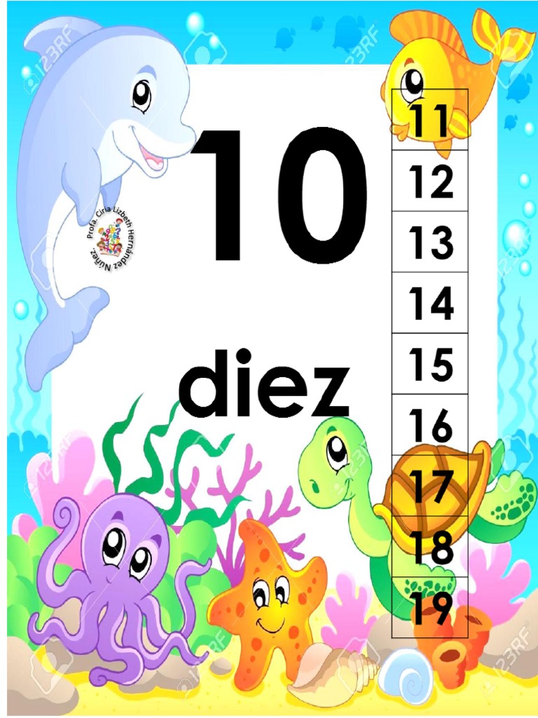 Familia de Numeros 10-100 | PDF